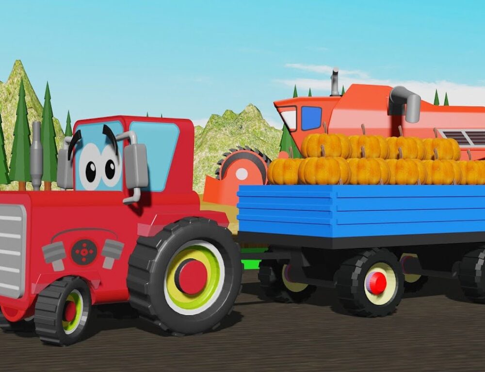 A collection of cartoons about tractors for children | Bajki o ...
